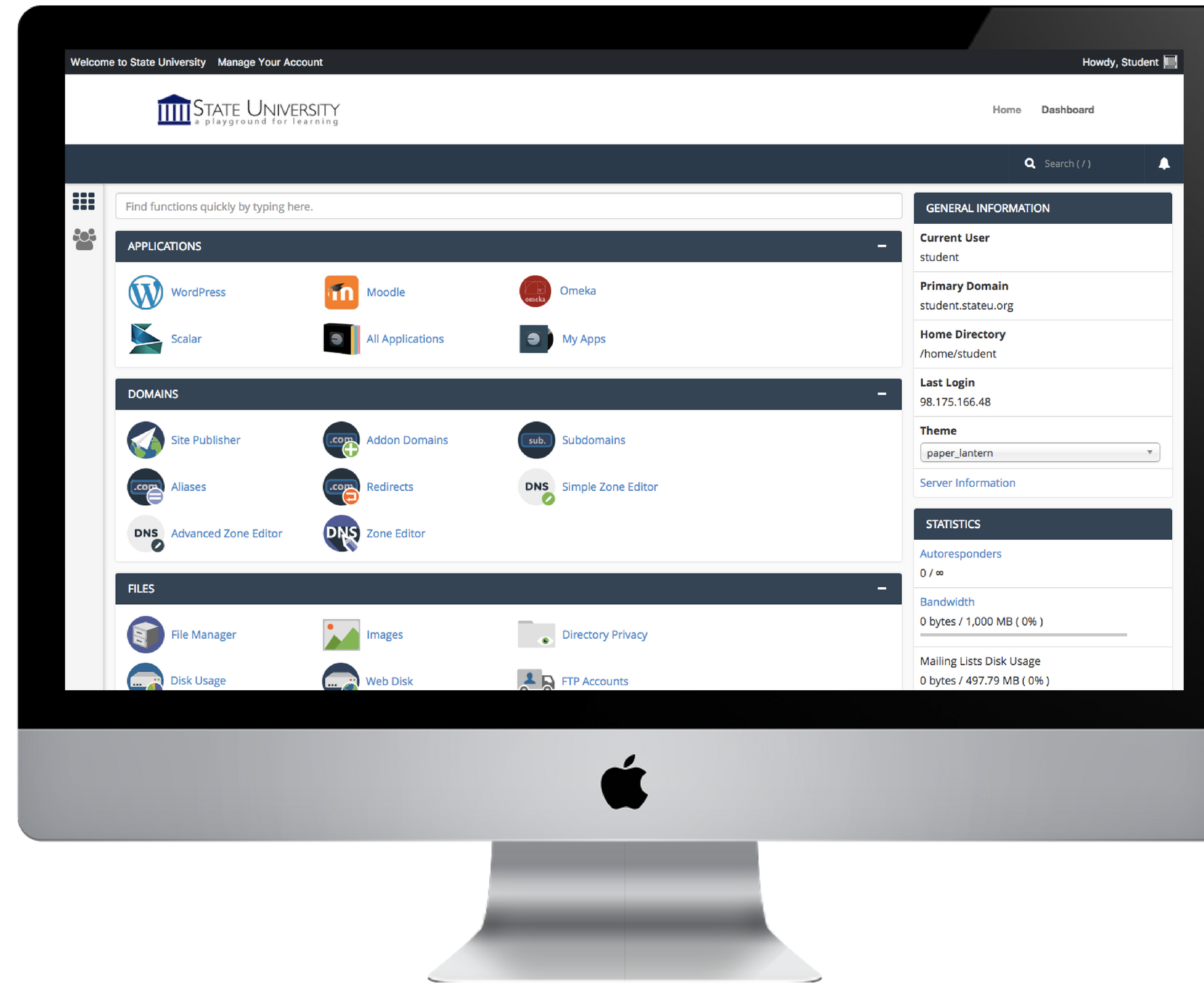 Cpanel Reclaim Hosting